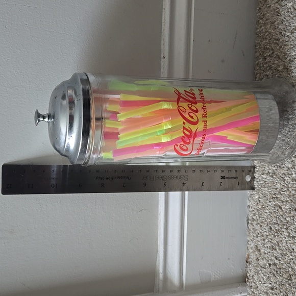 Coca Cola | Kitchen | Cocacola Straw Display Holder | Poshmark